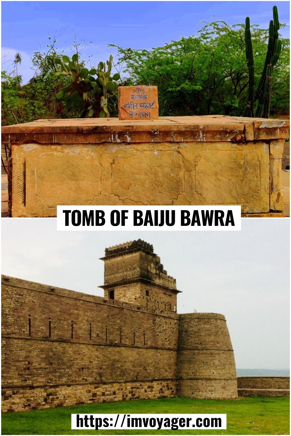 The Tomb of Baiju Bawra in Chanderi, Madhya Pradesh, India
