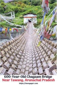 600-year-old Great Chagzam Bridge Tawang Arunachal Pradesh