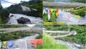 600-year-old Great Chagzam Bridge Tawang Arunachal Pradesh