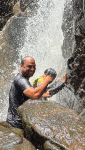 Charming Mookanamane Falls, Sakleshpur, Karnataka
