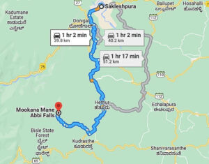 Charming Mookanamane Falls, Sakleshpur, Karnataka